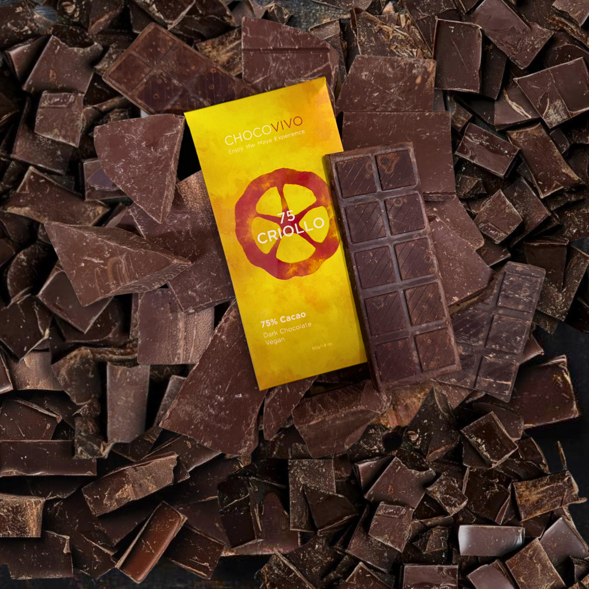 75% Cacao Criollo Dark Chocolate Bar – ChocoVivo