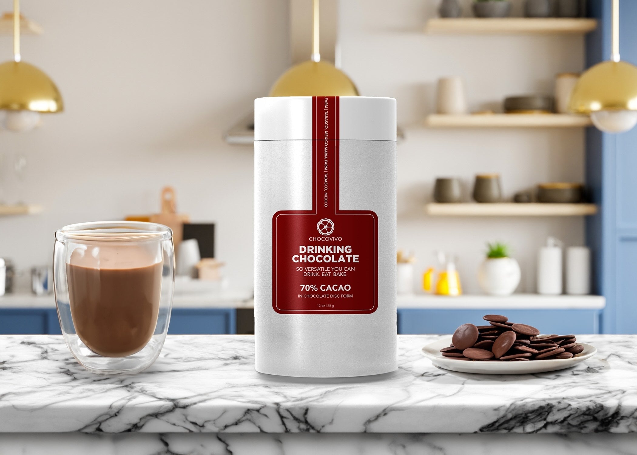 70% Chocolate Discs – ChocoVivo